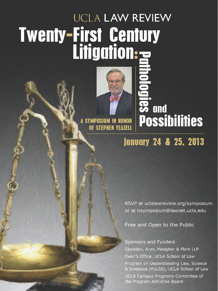Volume 60 Symposium | UCLA Law Review